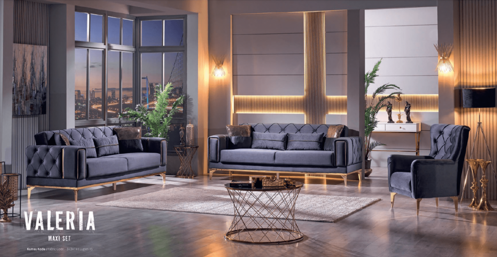 Valeria Sofa Set - NEVI HOME LUXURY